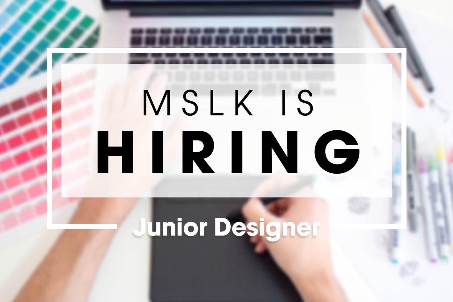 Hiring a Junior Designer